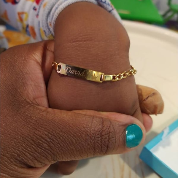 Baby Bracelet,baby Boy Bracelet, Baby Gold Plated Bracelet, Baby ...
