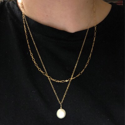 Sweet Chain Choker Gold or Silver Basic Gold Chain Necklace Dainty ...