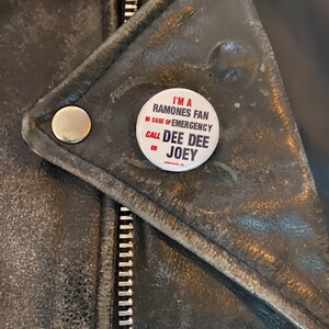 Vintage Look Ramones Fan Club Pins (2) Free Shipping! - Etsy
