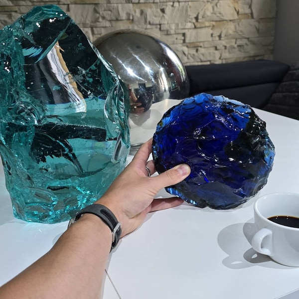 16.2kg(297b) Smooth Surface 24cm Big Tosca/tale Green Motifs Sphere ...