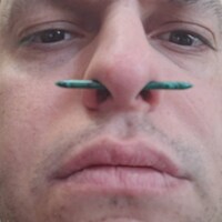 Violet Charoite Stone CURVED SEPTUM TUSK, Tribal Septum, Nose Pincher ...