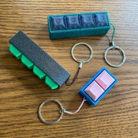 MX Fidget Plate 1x2 3D Printed Fidget Toy Keychain - Etsy