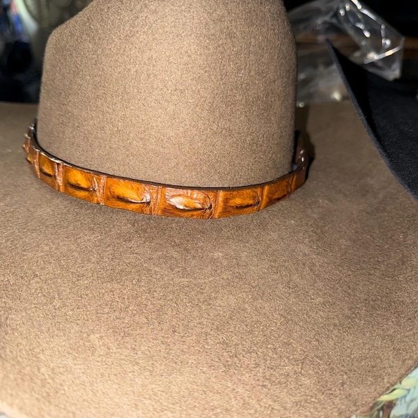 Alligator Ranger Belt Custom Handmade and Custom Silver 4 Piece Buckle ...