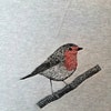 Robin Red Breast Machine Embroidery File, Sketched Style. Two Colour, 5 ...