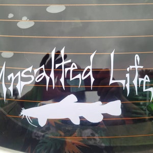 Unsalted Life Catfish Vinyl Decal Special Project - Etsy