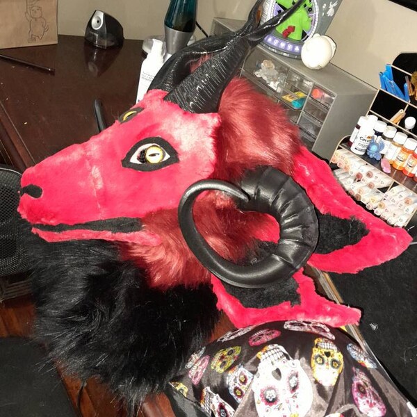 New Arrival: Extra Large Barbarian Ram Horns Warlord Style Horns Stage ...