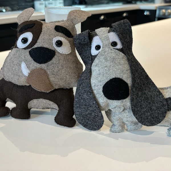 Felt Pattern Chestnut, Acorn and Mushroom, Pdf Felt Pattern Forest by ...