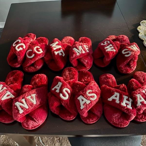 Personalized Leopard Bachelorette Party Slippers: Custom Slippers - Etsy