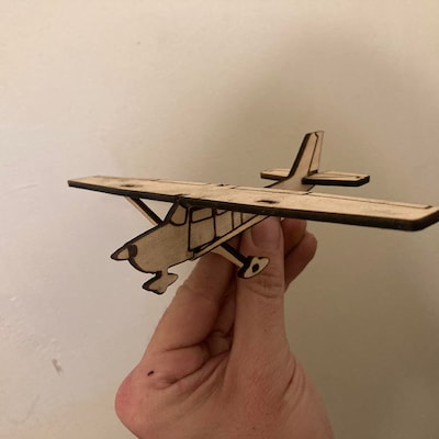 Cessna 172 Laser Cut Plane Dxf Ai Svg Digital Files for Laser Cutting ...