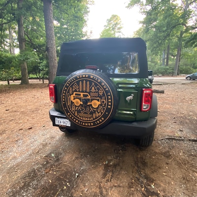 Ford Bronco SPARE TIRE COVER, Ford Bronco, 2022 Ford Bronco, 2021 Ford ...