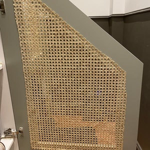 Rhombic Pattern Natural Cane Sheet Rattan Closed Weave Cane - Etsy