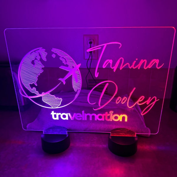 LED Acrylic Sign, LED Centerpiece, Wedding Centerpiece, Corporate ...