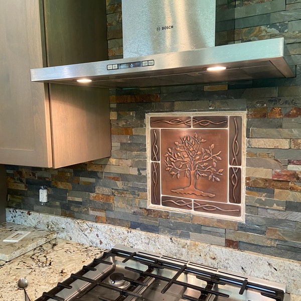 Tree of Life, Tree Tiles, Symbol of Tree, SET OF 9 TILES, Artistic ...