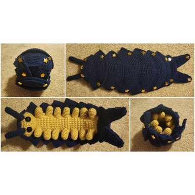 Roly Poly Pill Bug Crochet Pattern PDF File in English - Etsy