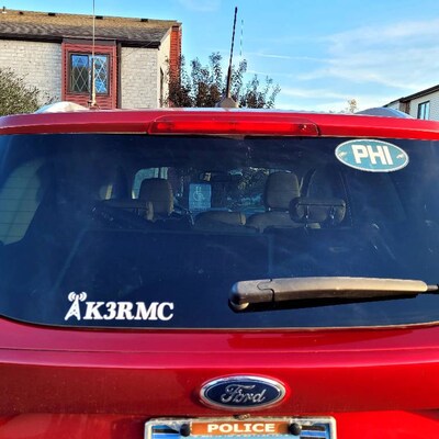 Custom Morse Code Ham Radio Callsign Car Vinyl Decal Sticker Amateur ...