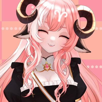 Live2d Vtuber Model for Commercial Use Aries the Zodiac Vtuber ready to ...