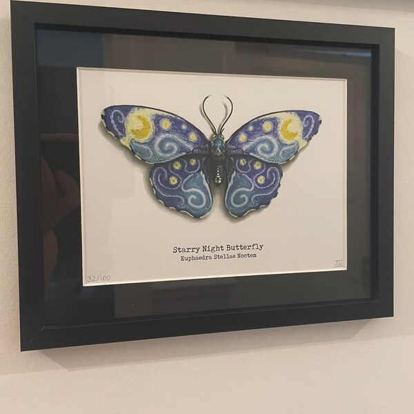 Edvard Munch's the Scream Hawkmoth Painting Print 6x8 | Framed ...