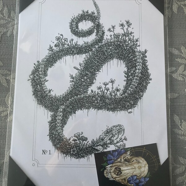 Celestial Raven Bird Wings Illustration Art Painting Print, Astrology ...