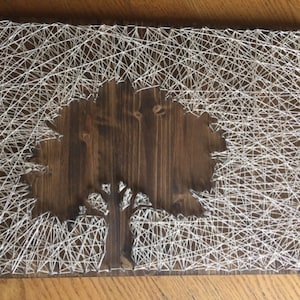 Oak Tree String Art Kit DIY Kit Includes All Supplies Crafts Kit for ...