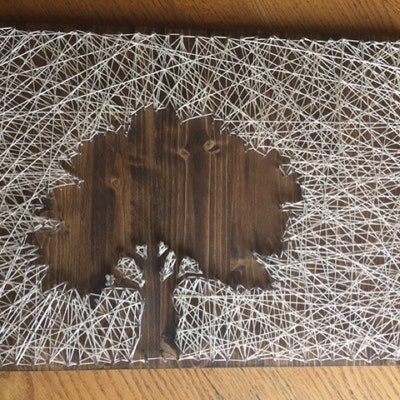 Oak Tree String Art Kit DIY Kit Includes All Supplies Crafts Kit for ...