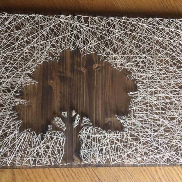 Oak Tree String Art Kit | DIY Kit Includes All Supplies | Crafts Kit ...
