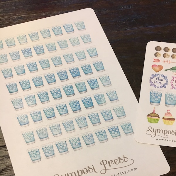 Hydrate ~ Daily Water Intake / Hydration Tracker - Watercolor Planner ...