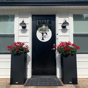 Monogram Front Door Sign Welcome Door Decor Front Door - Etsy