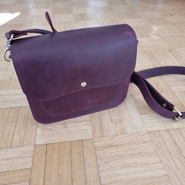 Minimalist Small Backpack for Girls, Leather Knapsack, School Rucksack ...