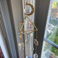 Handmade Pressed Floral Single Strand Suncatcher / Rainbow Maker / Lightcatcher - Etsy Canada