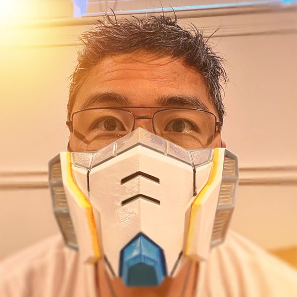 Anime Battle Mech Cosplay Mask - Made in US - Fast Shipping - 3D ...