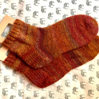 Knitting Organizer Knitting Project Bag Money Tree Print Knit Bowl ...