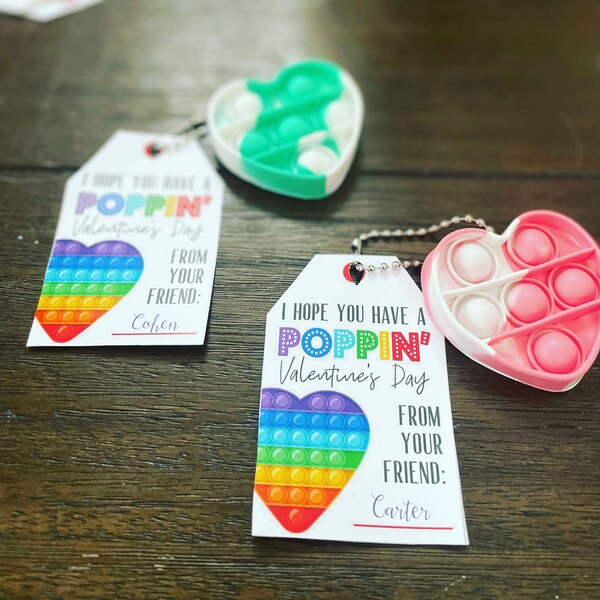 Valentine's Day Gift Tags. Poppin Valentine's Day Gift Tags. Printable ...