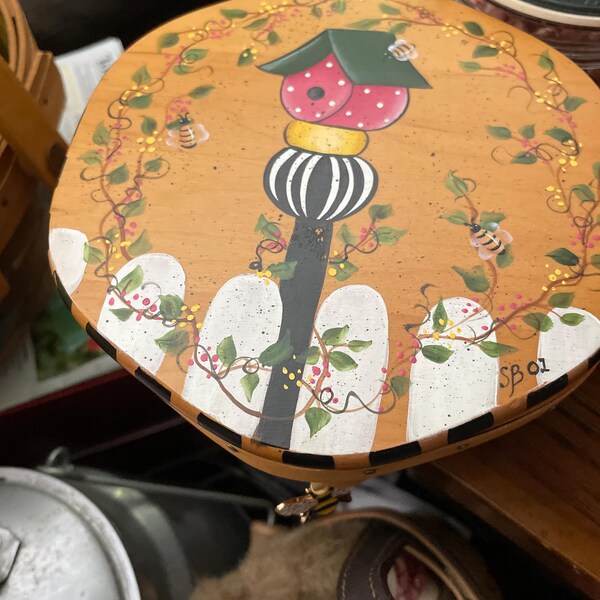 Longaberger Pen Pal Basket, 2 New Easter Tie Ons, & Retired Kathy Hatch ...