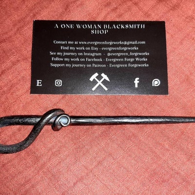 Hand Forged Eating Spike/viking Dinner Spike/eating Spike/medieval Fork ...