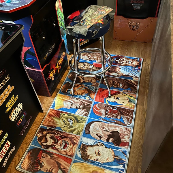 Funny Game Room Rug, Gaming Mat, Gamer Carpet, Retro Style Game Rug ...