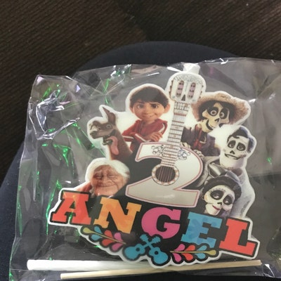 Disney COCO Cake Candle, Personalized Birthday Candle, Cake Topper ...