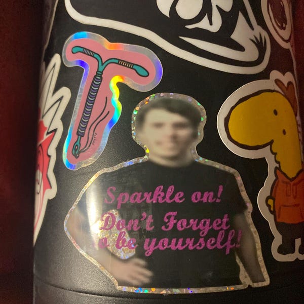 3” Jerma985 Glitter Sticker Sparkle On - Etsy