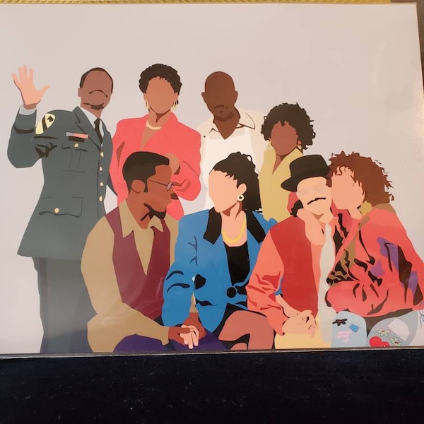 A Different World Art Print Poster- 90's TV Classic TV Show Print ...