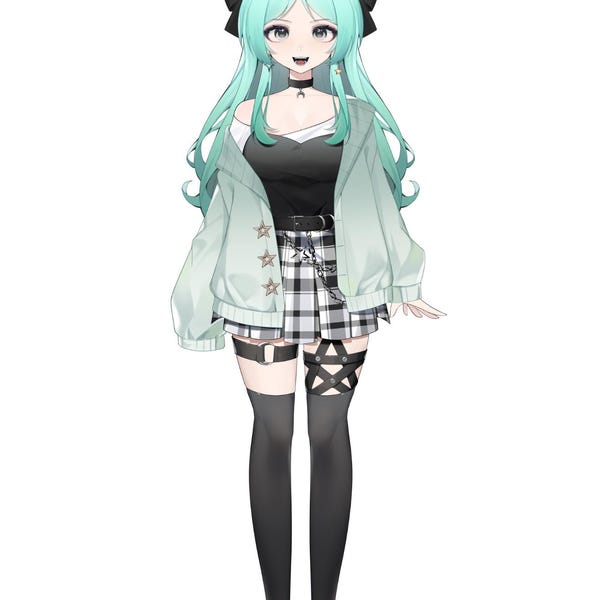 Custom Vtuber Live2d Model Commission virtual Youtuber Modelvtuber ...