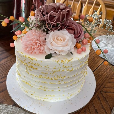 Wire Mom Cake Topper Mom Cake Topper Copper Cake Topper Mother's Day ...