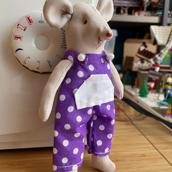 Dress and Jumpsuit for Stuffed Animal Toy 6", Pdf Pattern and Tutorial ...