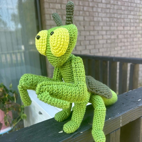 Praying Mantis Crochet Pattern, Amigurumi Mantis PDF File in English ...
