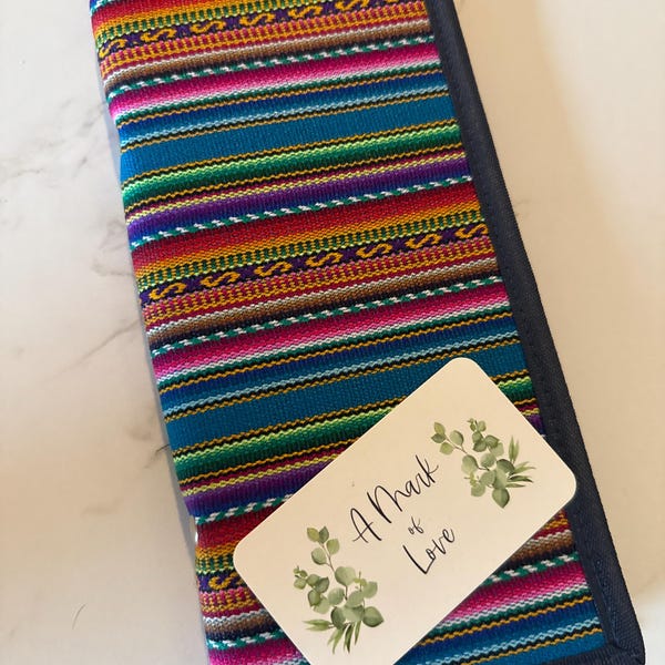 Handmade Peruvian Textile Tract Holder | Memorial Invitation ...