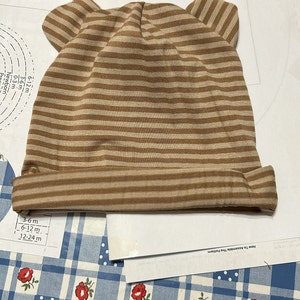 Baby Hat Sewing Pattern, Baby Beanie Hat PDF Sewing Patterns, Baby ...