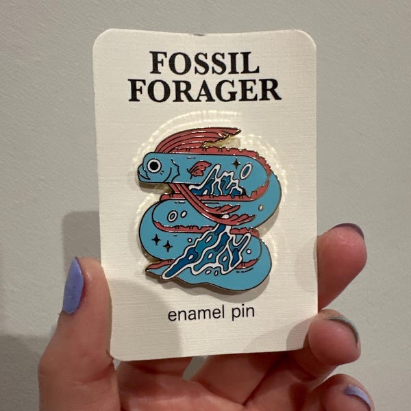 Man I Love Fossils Iron-on Patch / Paleontology / Paleontologist ...