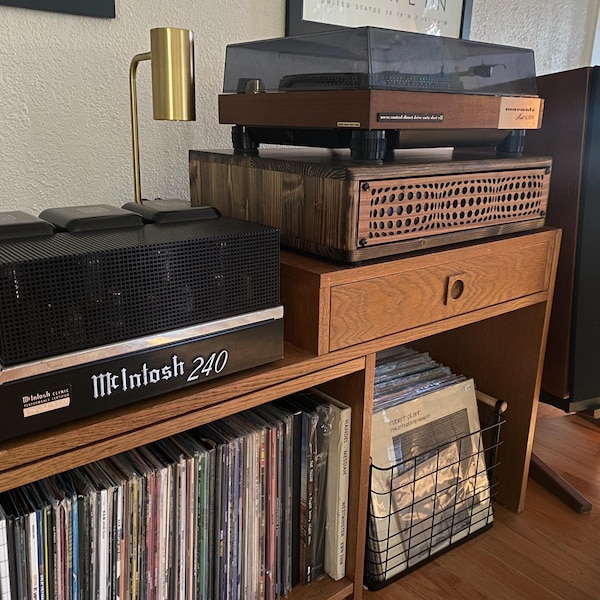 Nice-racks 4-space Studio Rack, Choose Your Depth, Choose Your Stain ...