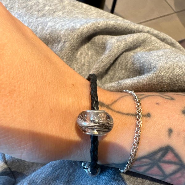 Custom Horse Memorial Bead - European Style - Horse Hair - Pet Memorial ...