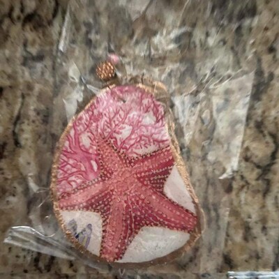 Hummingbird Ornament. Hummingbird Christmas Ornament. Oyster Shell ...