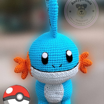 Mudkip Crochet Pattern Amigurumi PDF Patterns ENGLISH Instructions Only ...