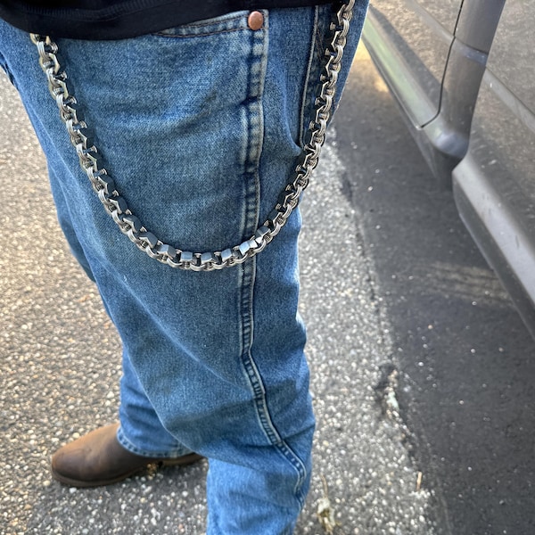 Stainless Nut Wallet Chain - Etsy